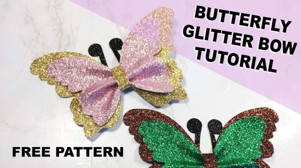 Easy butterfly bows - Craft with Catherine