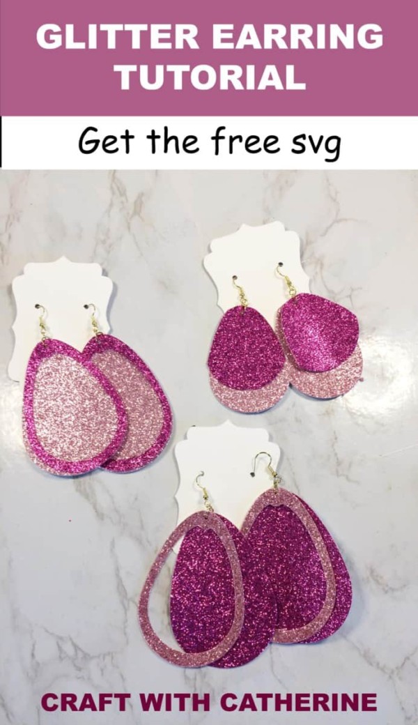 Free svg earring designs - Craft with Catherine