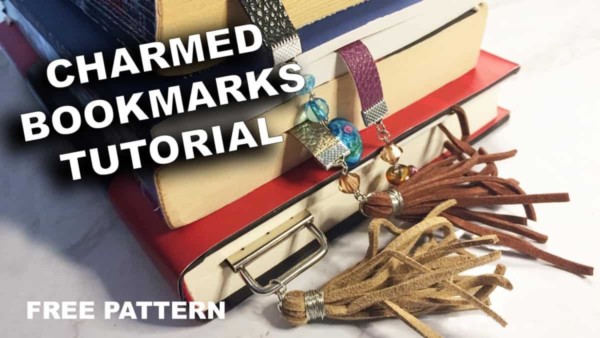 How to make a charmed bookmark tutorial - Craft with Catherine