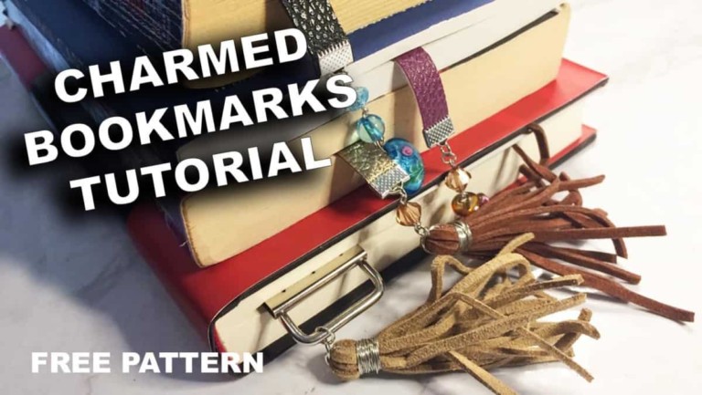 How to make a charmed bookmark tutorial - Craft with Catherine
