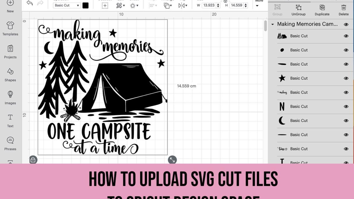 Cricut design space Canvas for beginners - Craft with Catherine