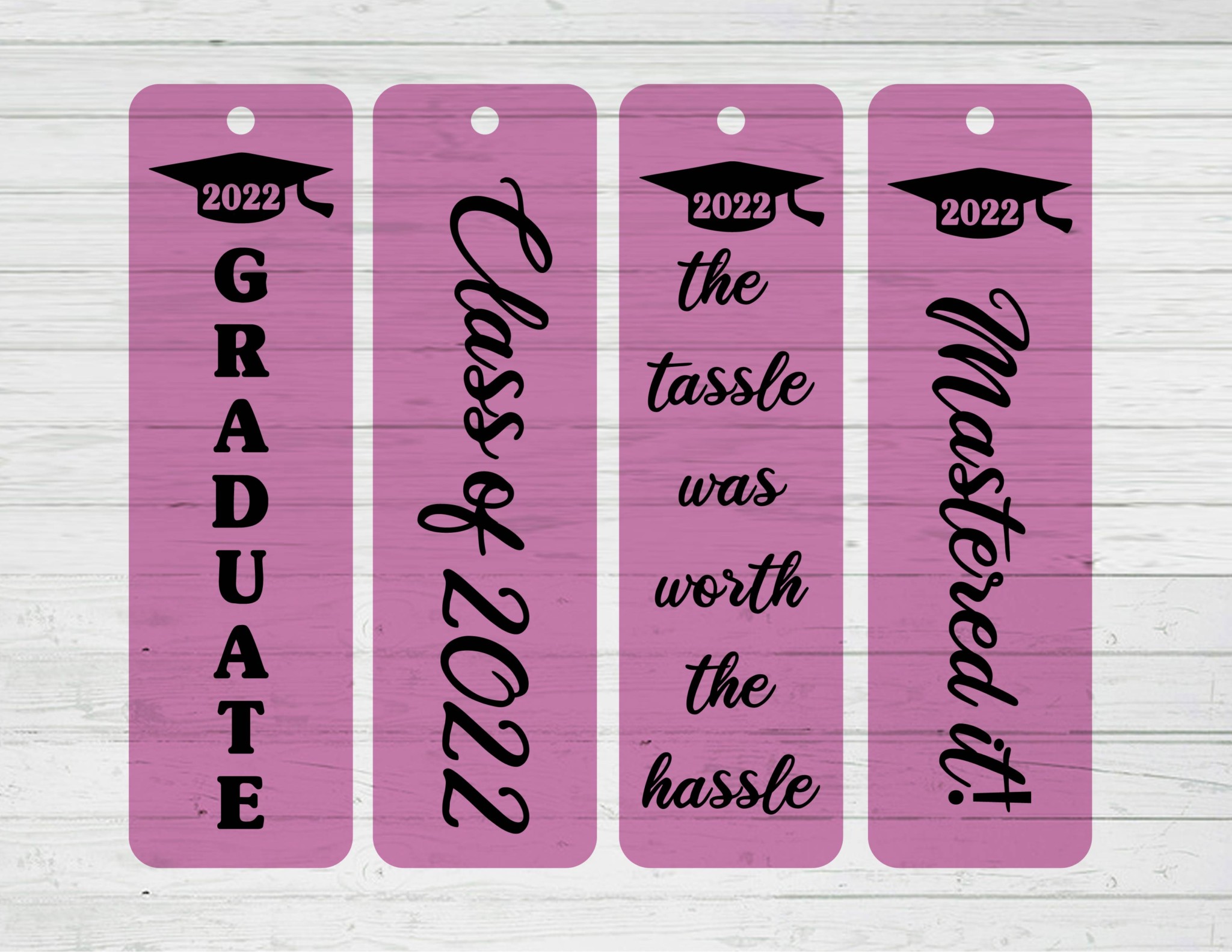 Graduation bookmarks cut file template svg dxf eps pdf png - Craft with ...