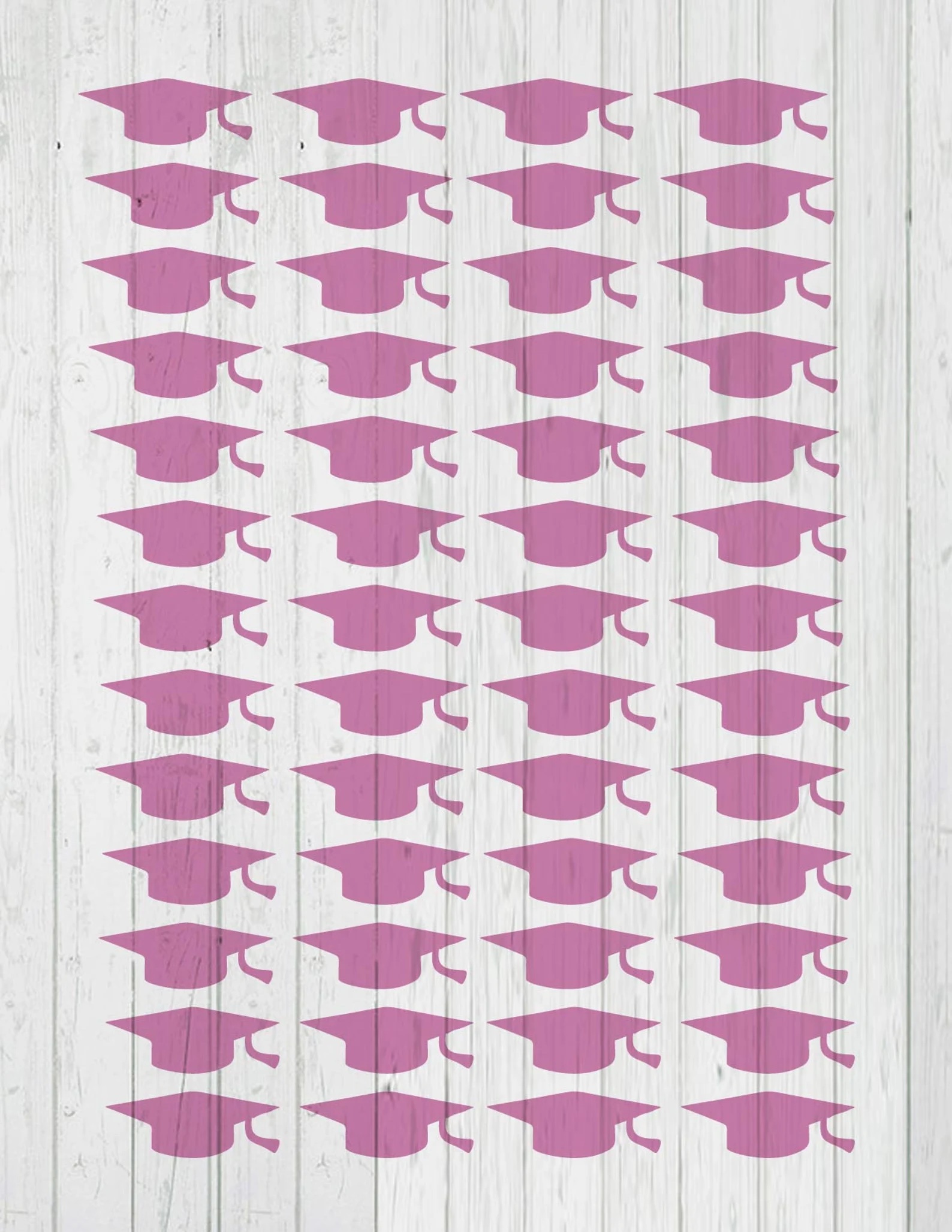 Graduation confetti cut file template - Craft with Catherine