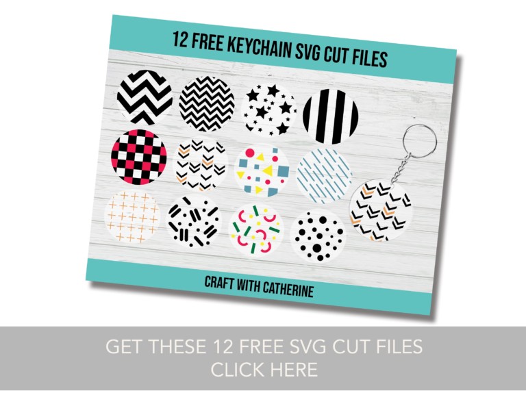 How to make Acrylic Keychains 12 free designs! – Craft with Catherine