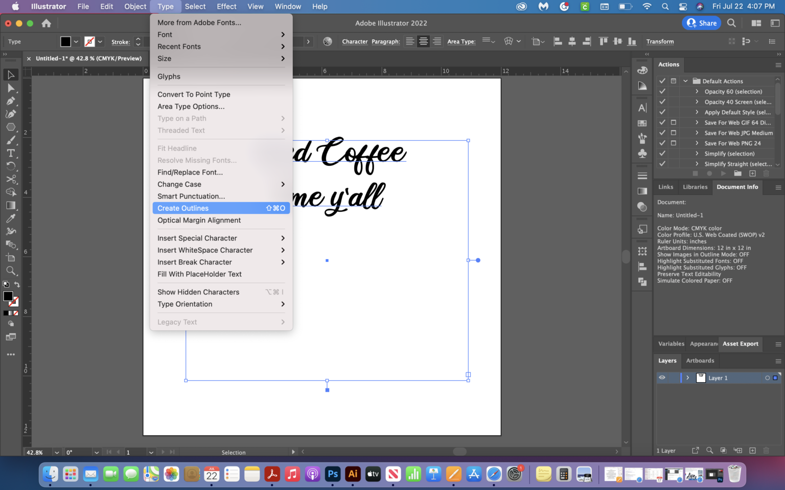 How to make an SVG cut file with Adobe Illustrator - Craft with Catherine