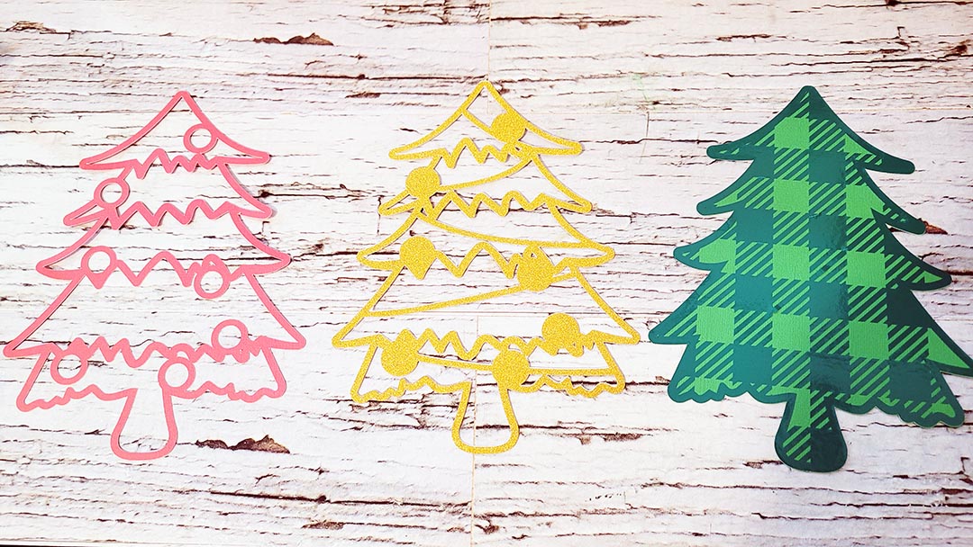 Layered Christmas tree free SVG - Craft with Catherine