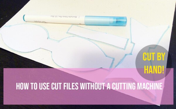 How to cut svg files by hand - Craft with Catherine