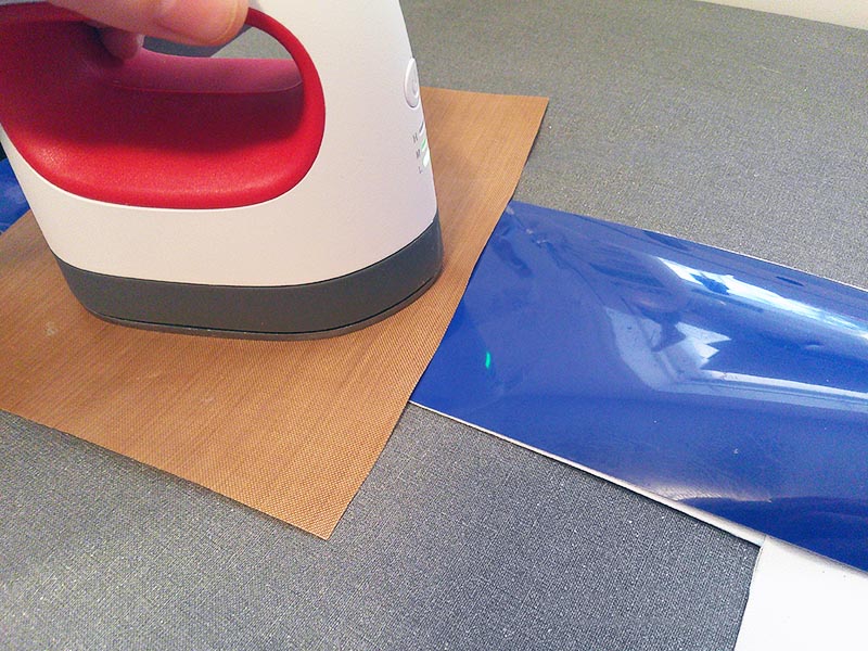 How to add a back to faux leather - Craft with Catherine