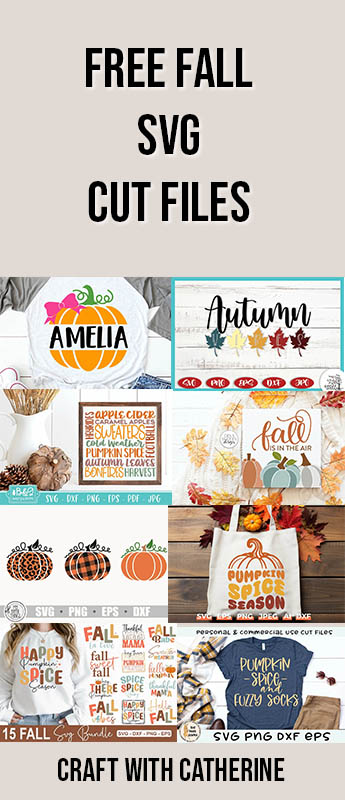 Free fall svg cut files - Craft with Catherine