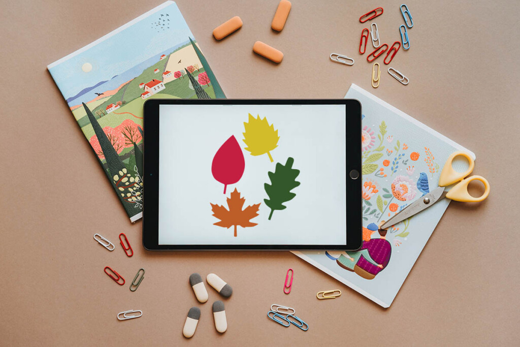 Fall leaf shapes free svg cut files - Craft with Catherine